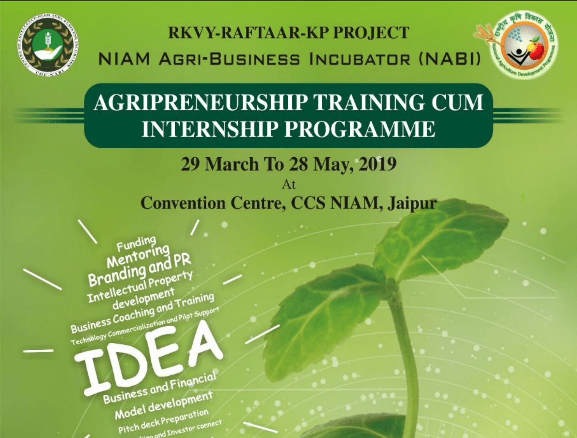 National Institute of Agriculture Marketing